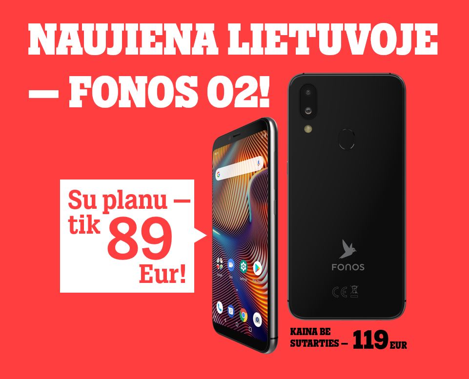 Naujiena Lietuvoje: „Tele2“ pristato išmanųjį „Fonos O2“ – Klevų alėja ...